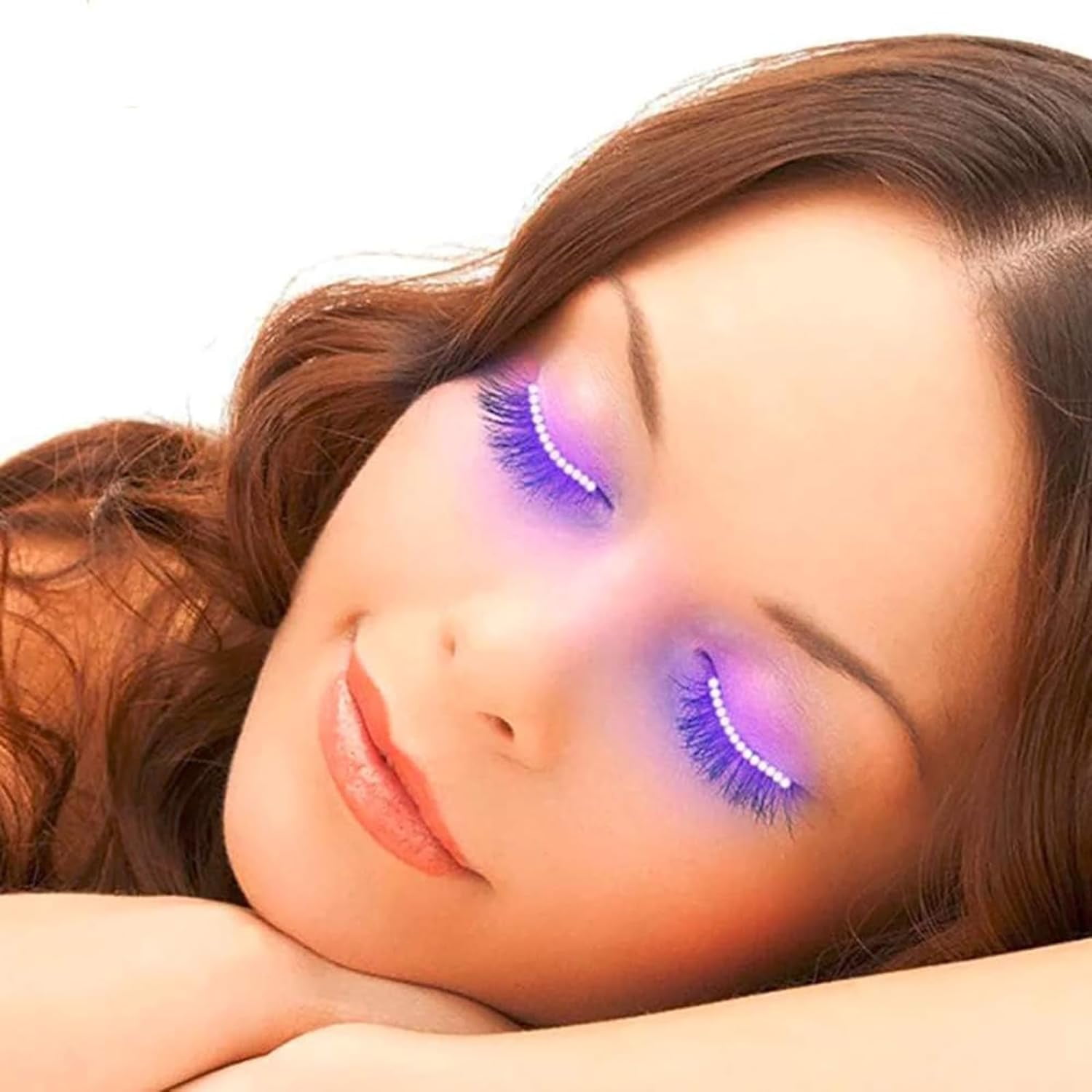 LINLIN LED Light False Eyelashes, Light Up Eyeliner, LED Eyelashes with ...