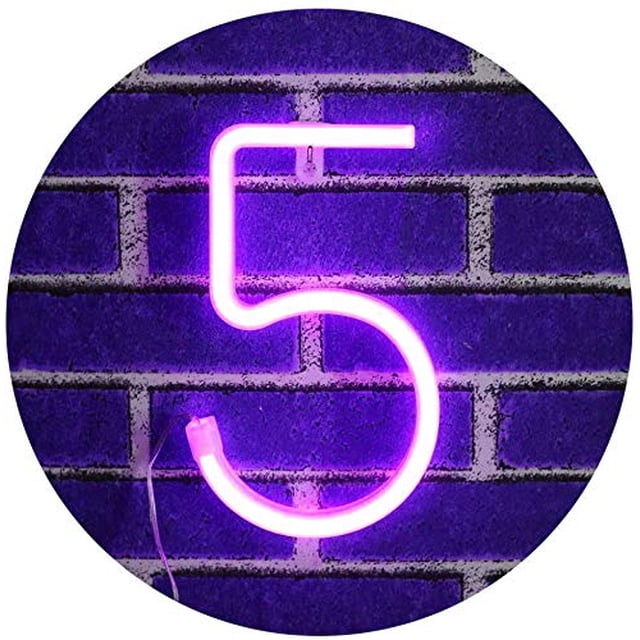 LINLIN Neon Sign, Letter Neon Signs Neon Alphabet Light Light Up LED ...