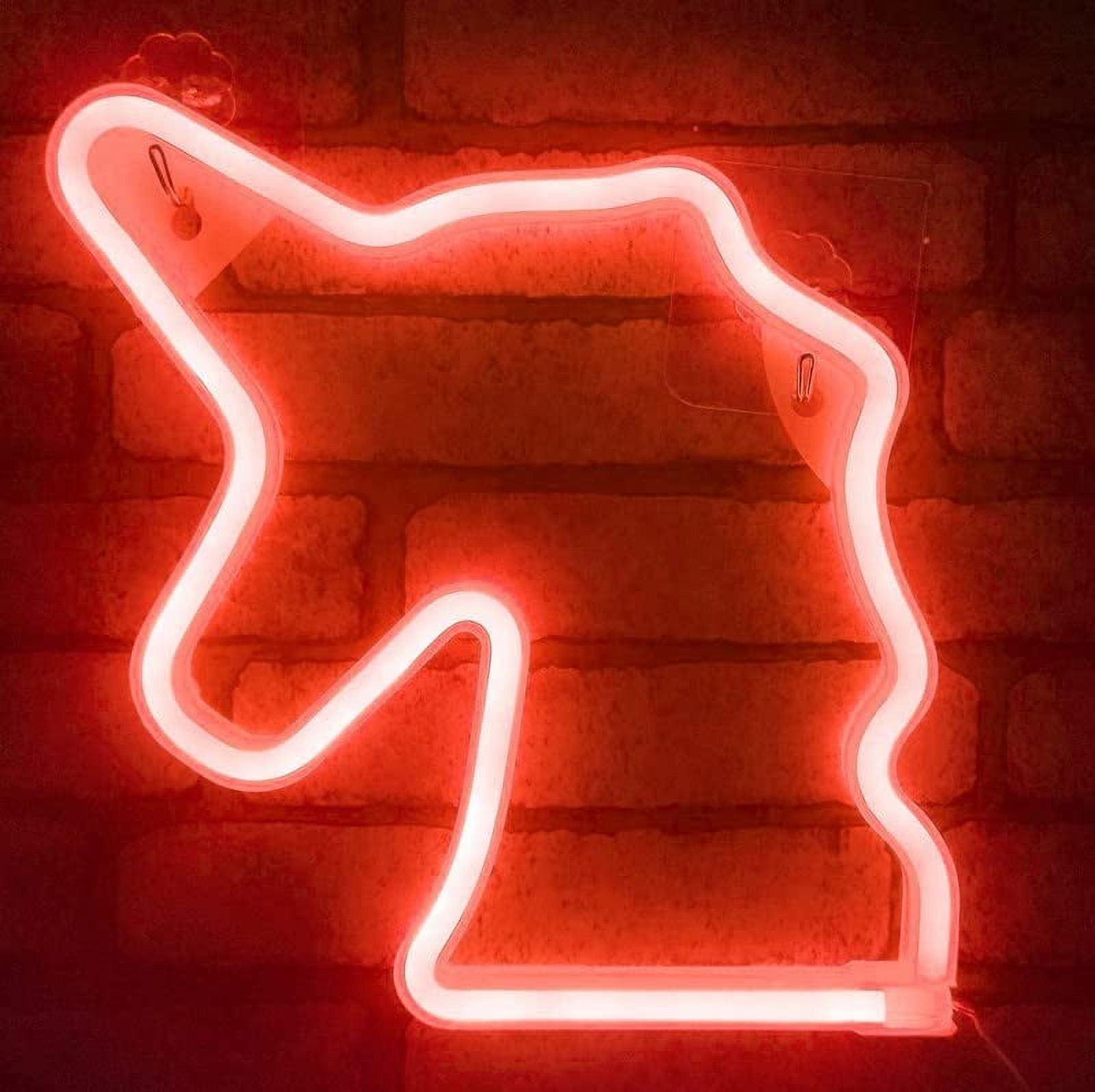 LINLIN Neon Sign,Wall Neon Sign Light LED Neon Night Lamp USB Battery ...