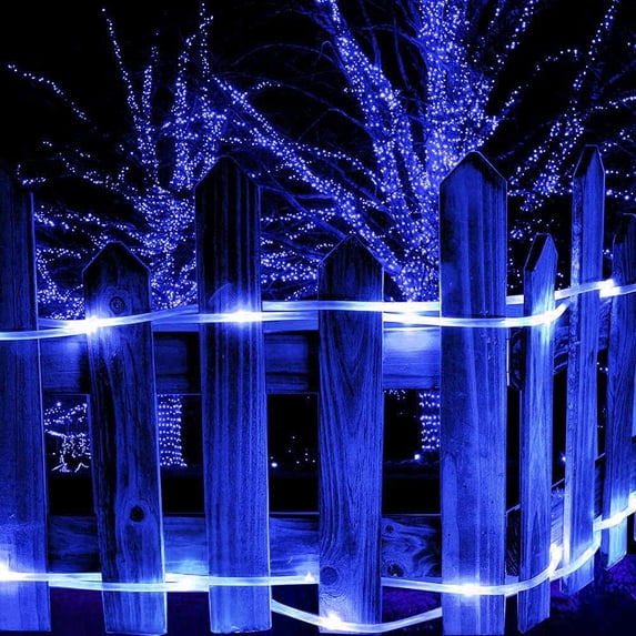 LINLIN Rope Lights Outdoor, 5M 50 LED Rope String Lights with Remote ...