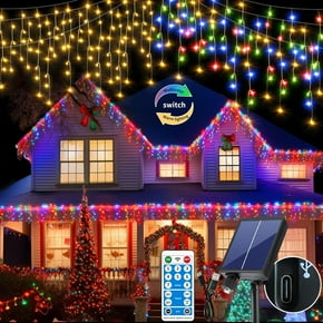 Solar Icicle Lights
