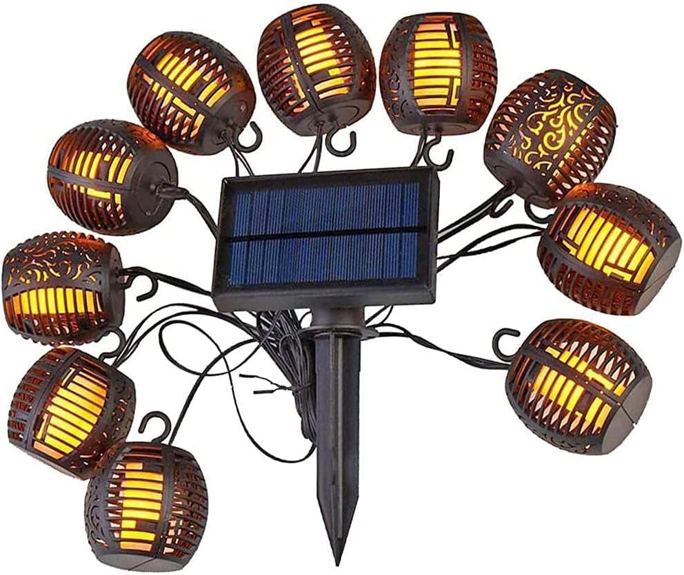 LINLIN Solar Light Outdoor Solar LED Fairy Lights Outdoor String Lights ...