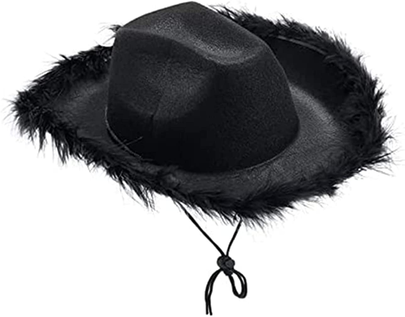 LINLIN Sparkly Glitter Space Cowboy Hat Women Funny Hats Metallic Space ...