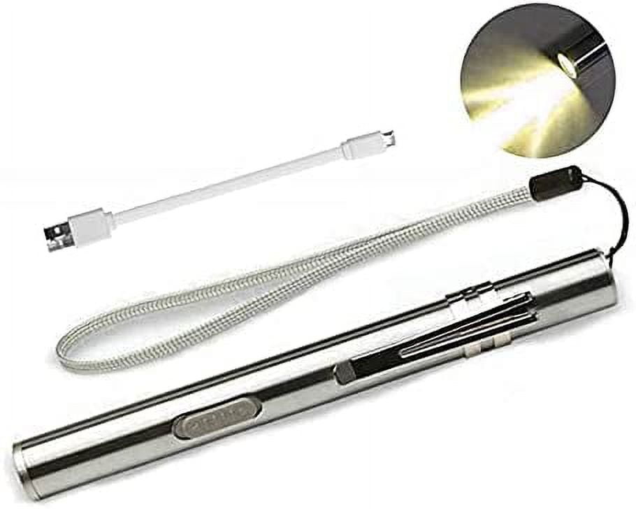 LINLIN USB Rechargeable Pen Lights, Mini Nursing Penlight, Pocket Small ...