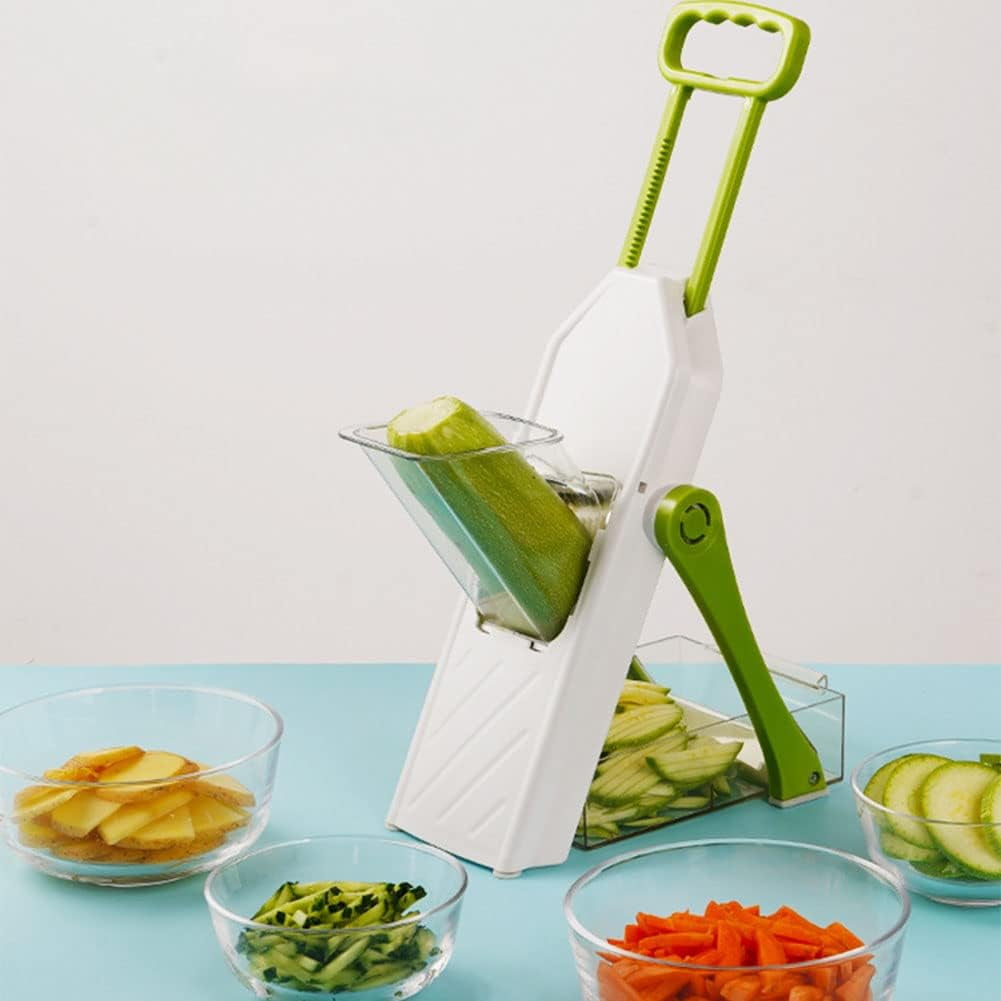 LINLIN Vegetable Safe Slicer,Adjustable Vegetable Chopper with 4 Blade ...