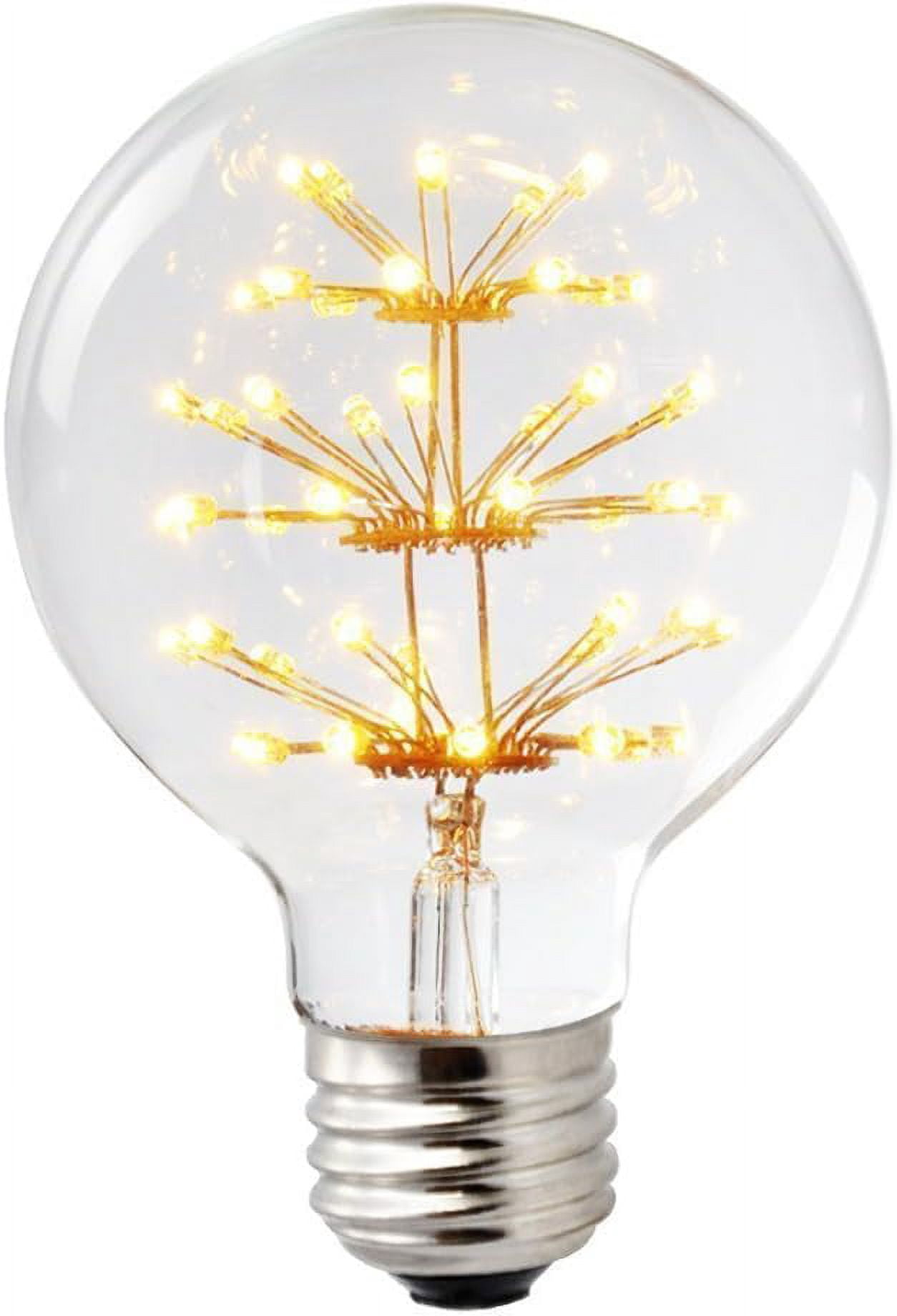 LINLIN Vintage Edison Bulbs,3W G95 E27 LED Globe Bulb Starry Style ...
