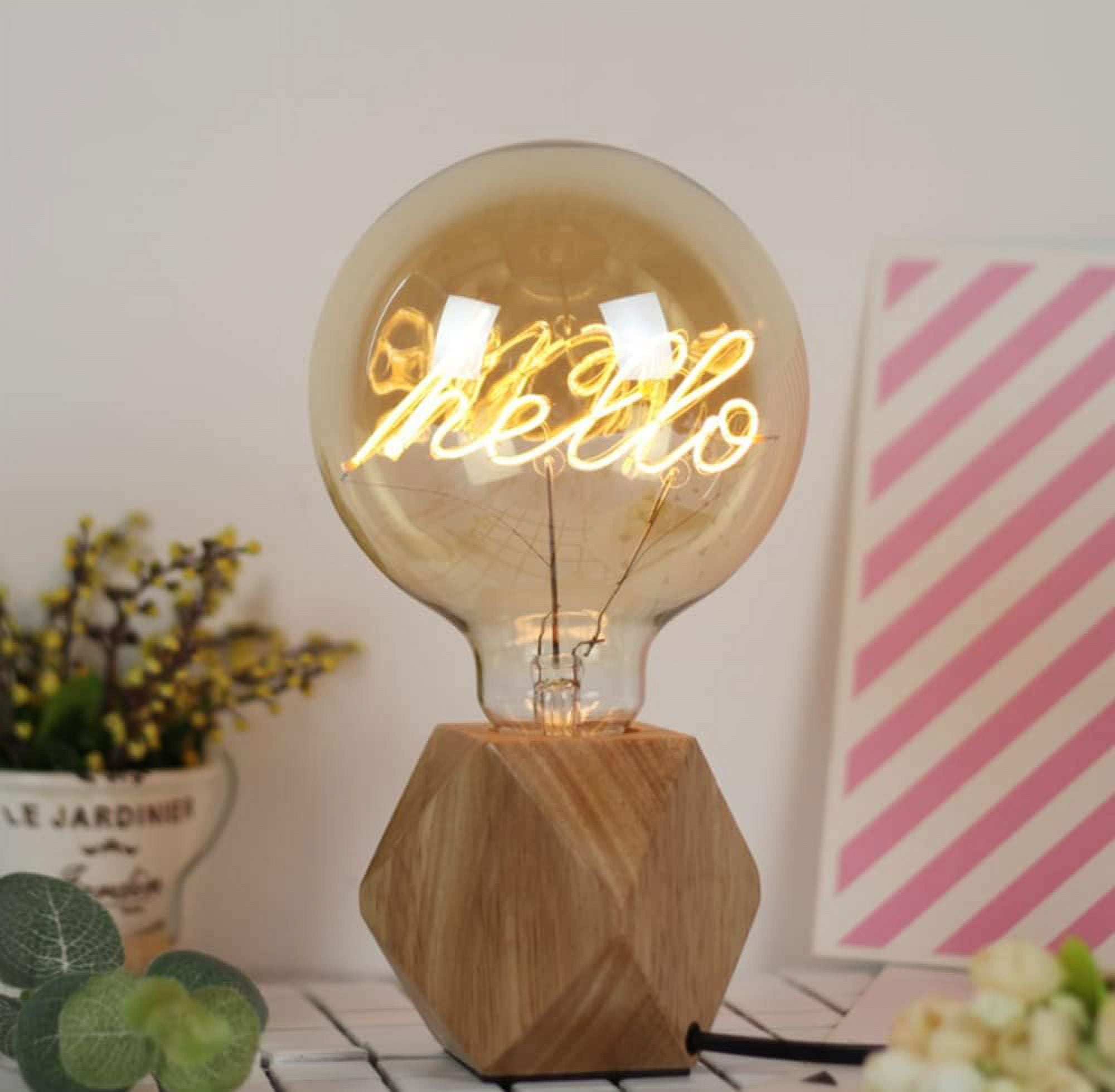 LINLIN Vintage Edison Light Bulb, 40W Edison Screw Bulb Dimmable ...