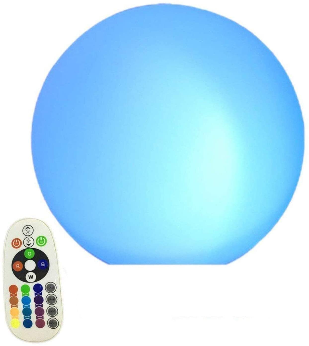 LINLIN Waterproof Floating RGB Globe Lamp Rechargeable Color Changing ...