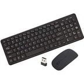 RaceGT Ergonomic Wireless Keyboard and Mouse Combo, 2.4G USB, Quiet ...