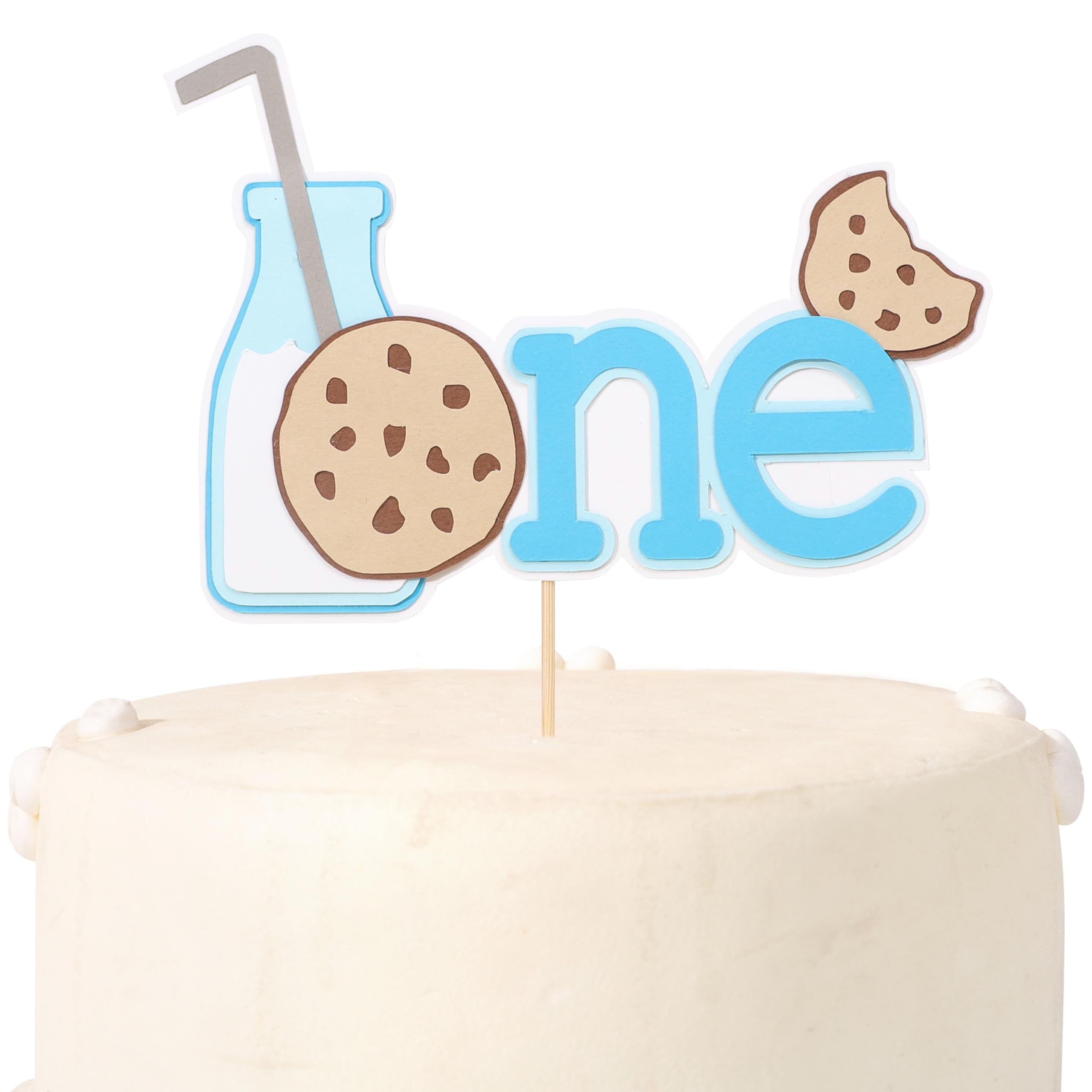 LINLULU Milk andITSC Cookies one cake topper - Milk and Cookies 1st ...