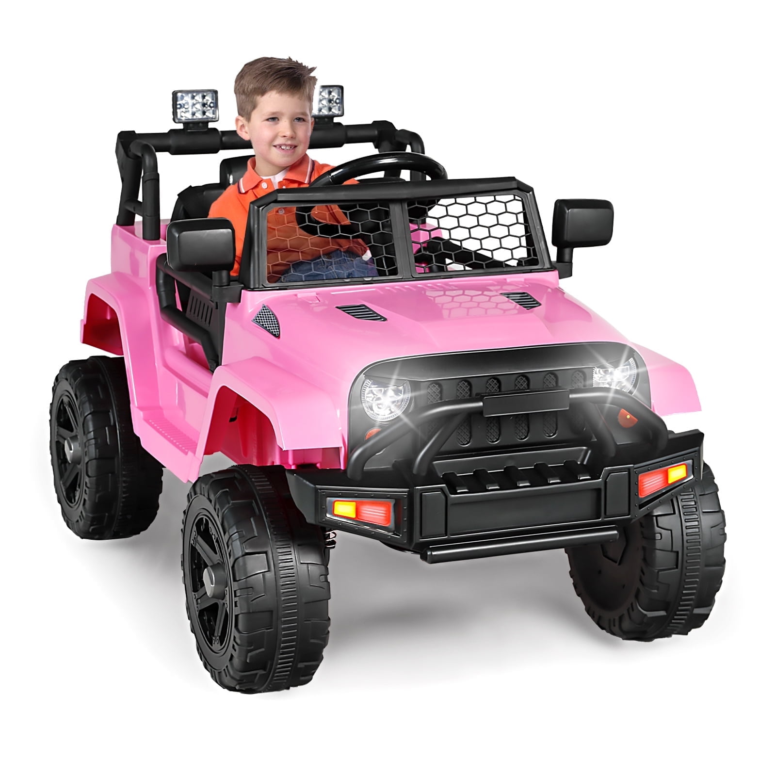 LINLUX 12V Ride-on Car, Kids Electric Truck, Children Ride-On Drive ...