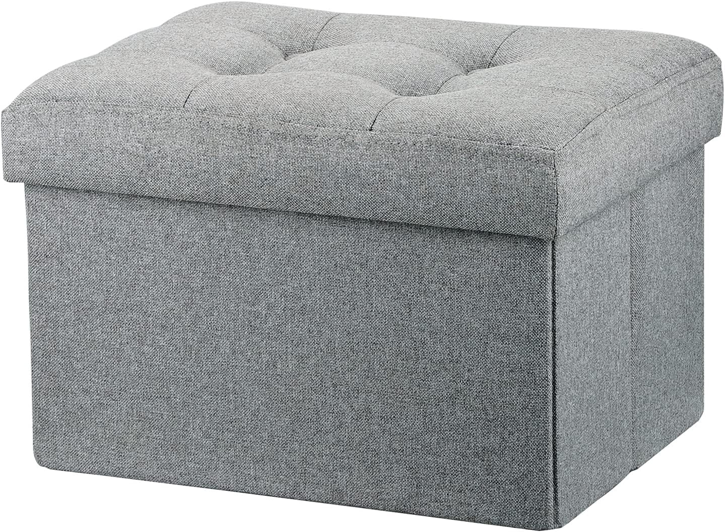 LINMAGCO Ottoman Storage Ottoman with Storage Small Foot Rest Stool ...