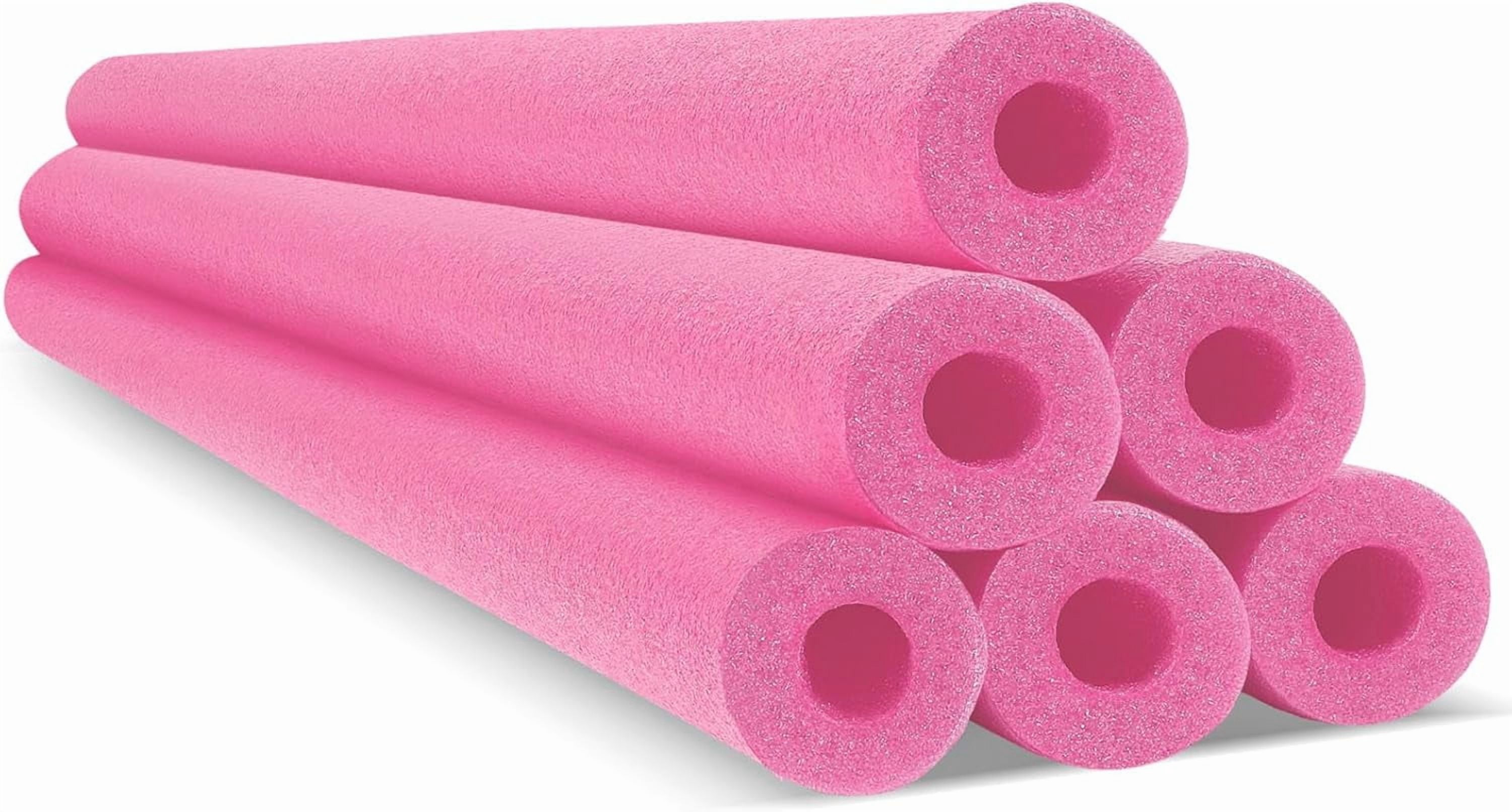 LINMOUA 6 Pack Pool Noodles Swimming Floating Foam Tube 59 Inch Hollow ...