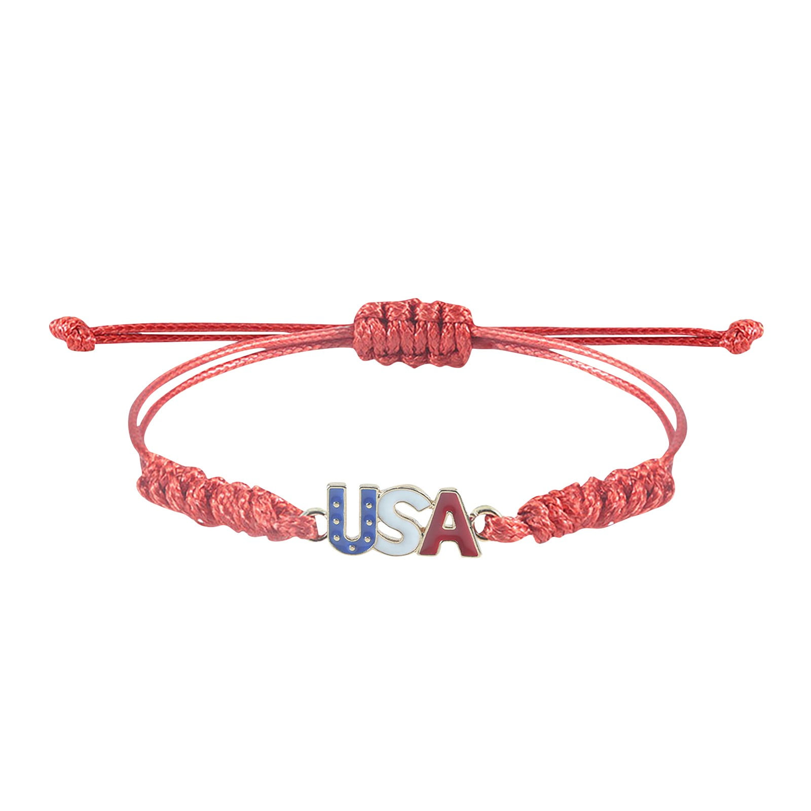 LINMOUA Independence Day July 4th Bracelet USA American Flag Election ... LINMOUA Independence Day July 4th Bracelet USA American Flag Election ...