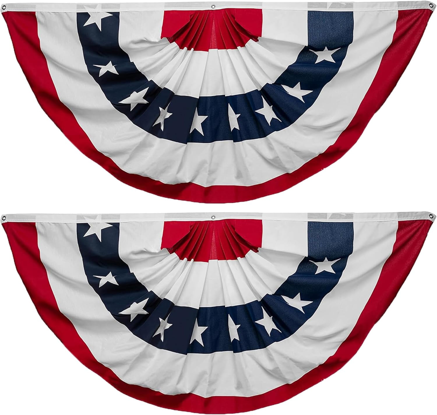 LINMOUA USA Patriotic Bunting Outdoor Flags & Banners 3 x 6 Feet (Set ...
