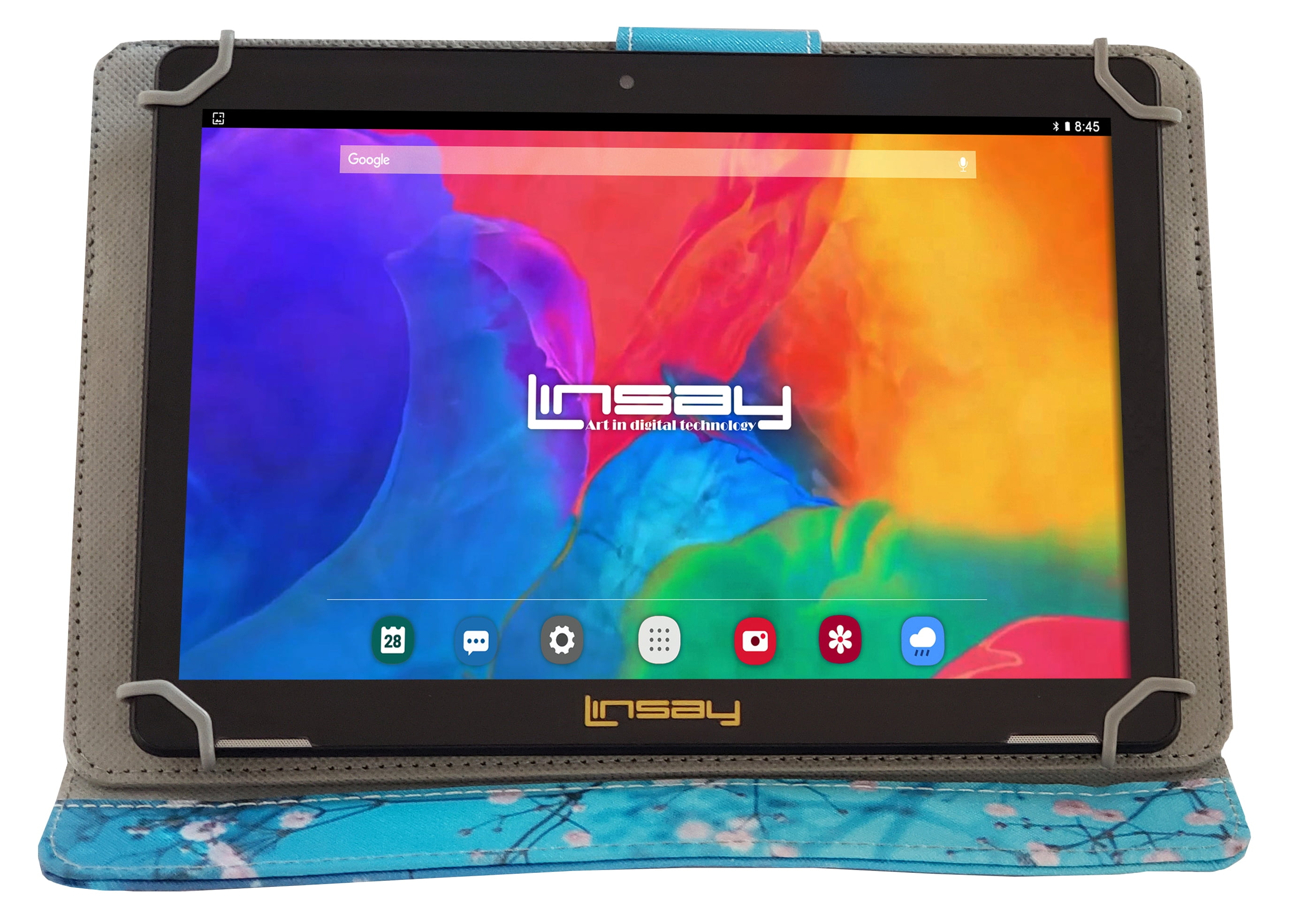 LINSAY 10.1" Octa Core 1280x800 IPS 4GB RAM 128GB Storage Android 13 ...