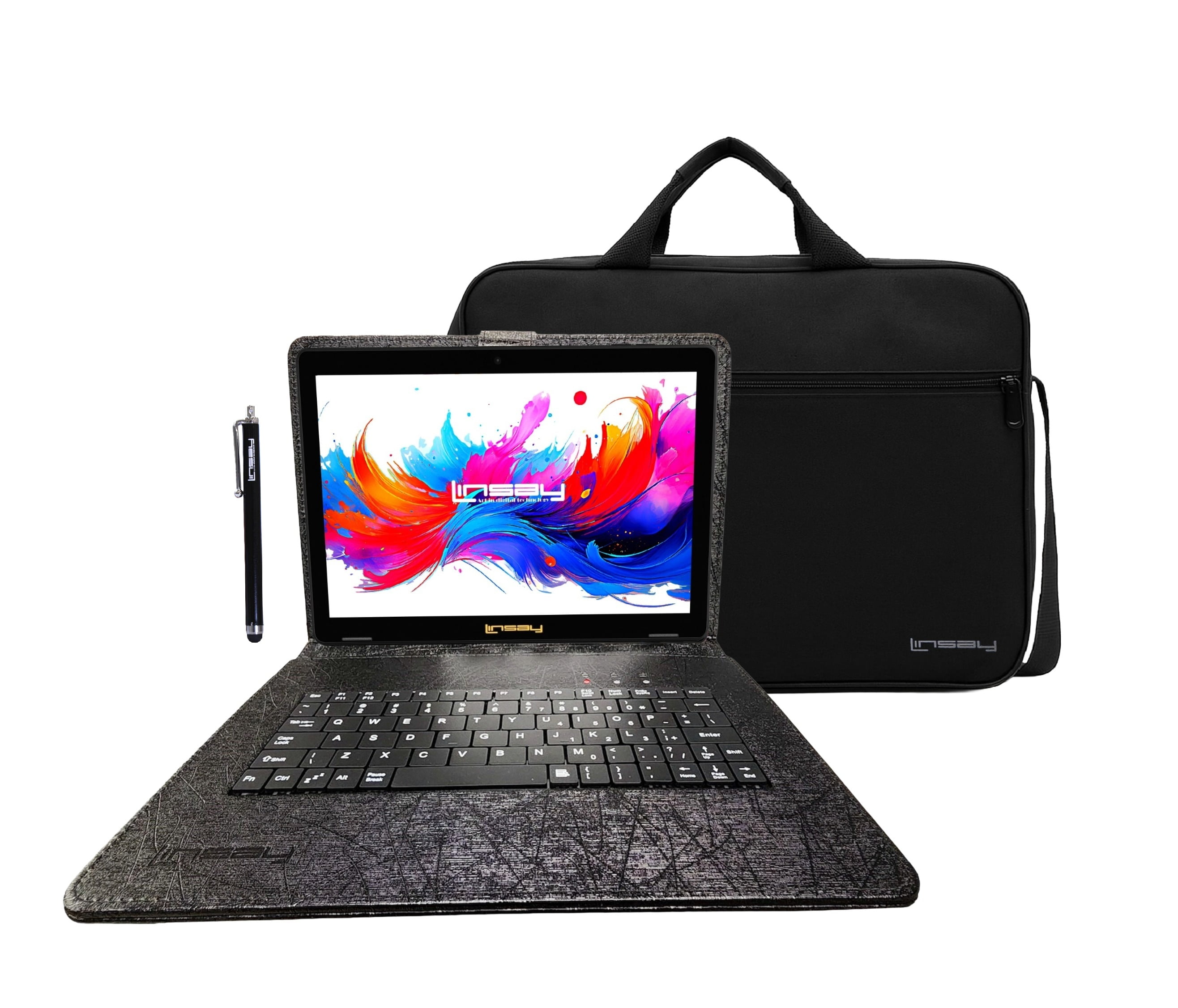 LINSAY 10.1" Octa Core 256GB Storage Android 15 with Unique Oracle ...