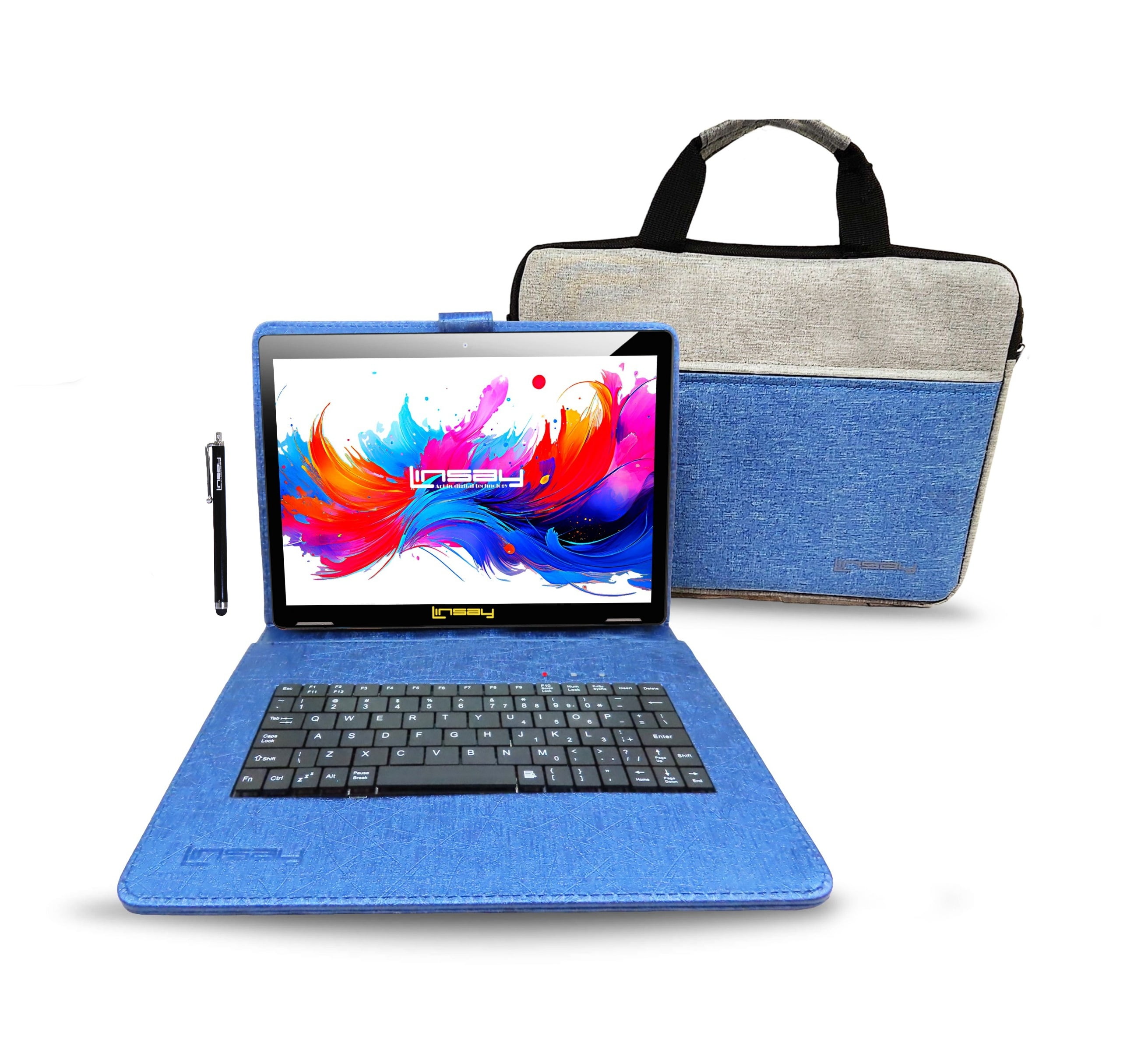 LINSAY 10.1" Octa Core 256GB Storage Android 15 with Unique Oracle ...