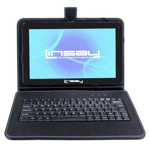 Linsay 10.1" Dual Core 4.4 Kit Kat Tablet bundle - Walmart Business ...