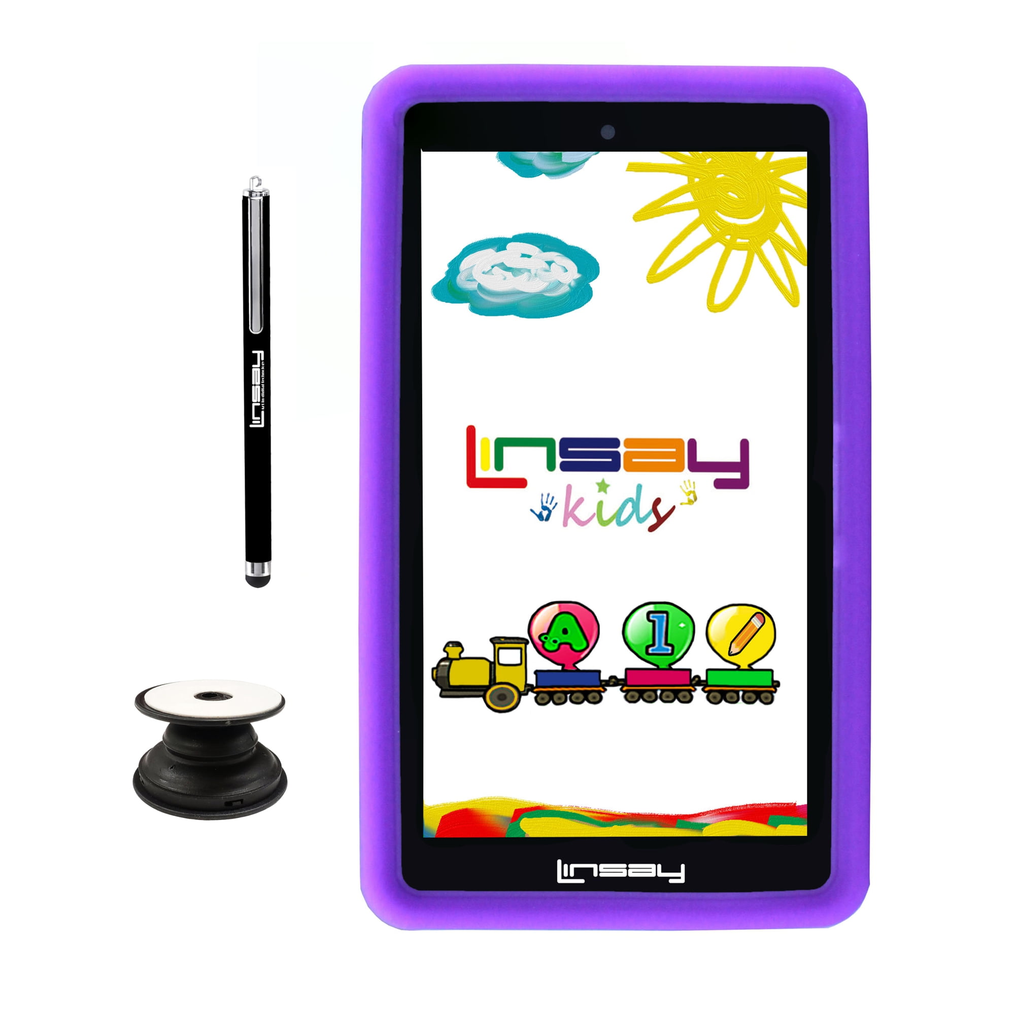 LINSAY 7" Kids tablets 2GB RAM 64GB Android 13 WiFi Tablet for kids ...