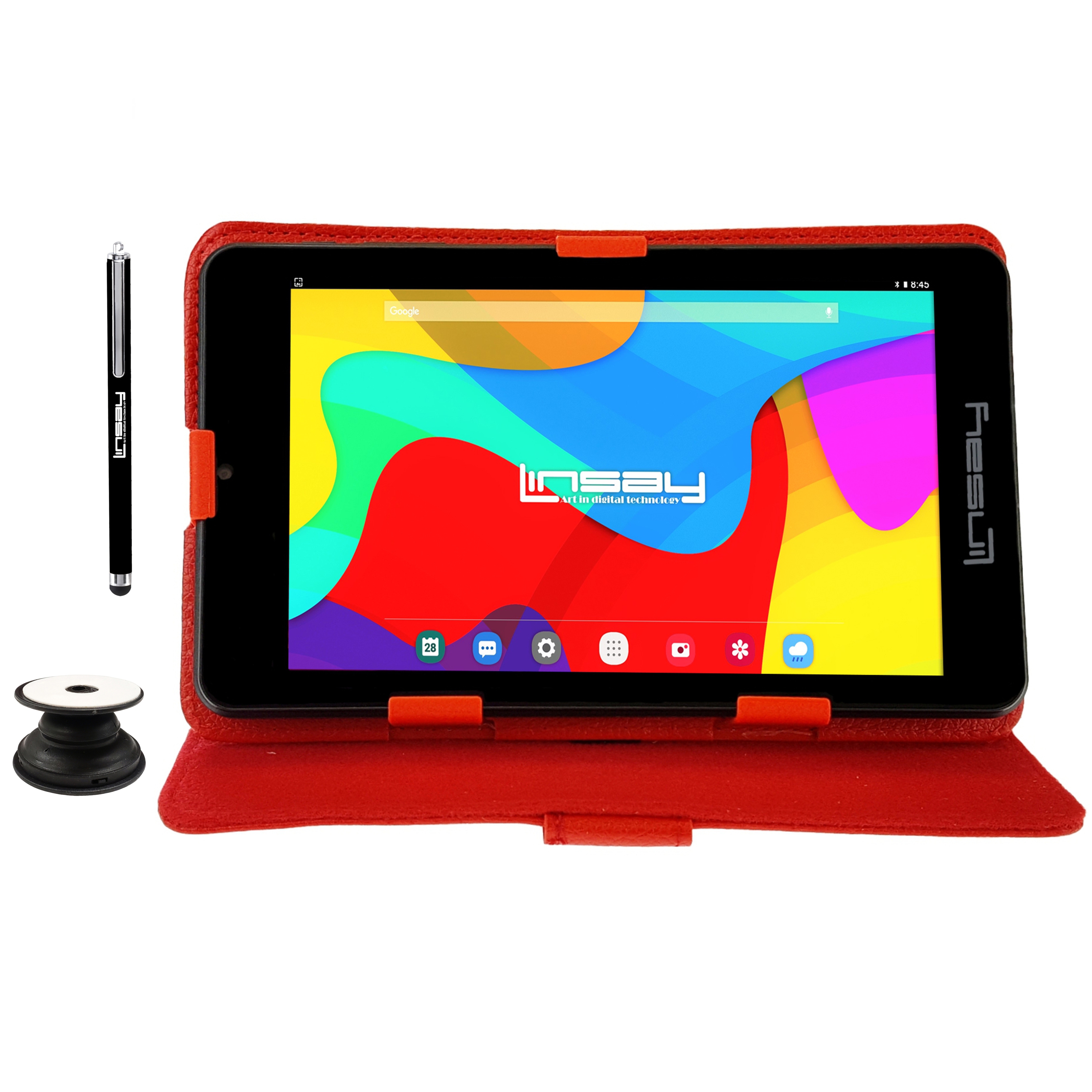 LINSAY 7" Quad Core 2GB RAM 64GB Storage Android 13 WiFi Tablet with ...