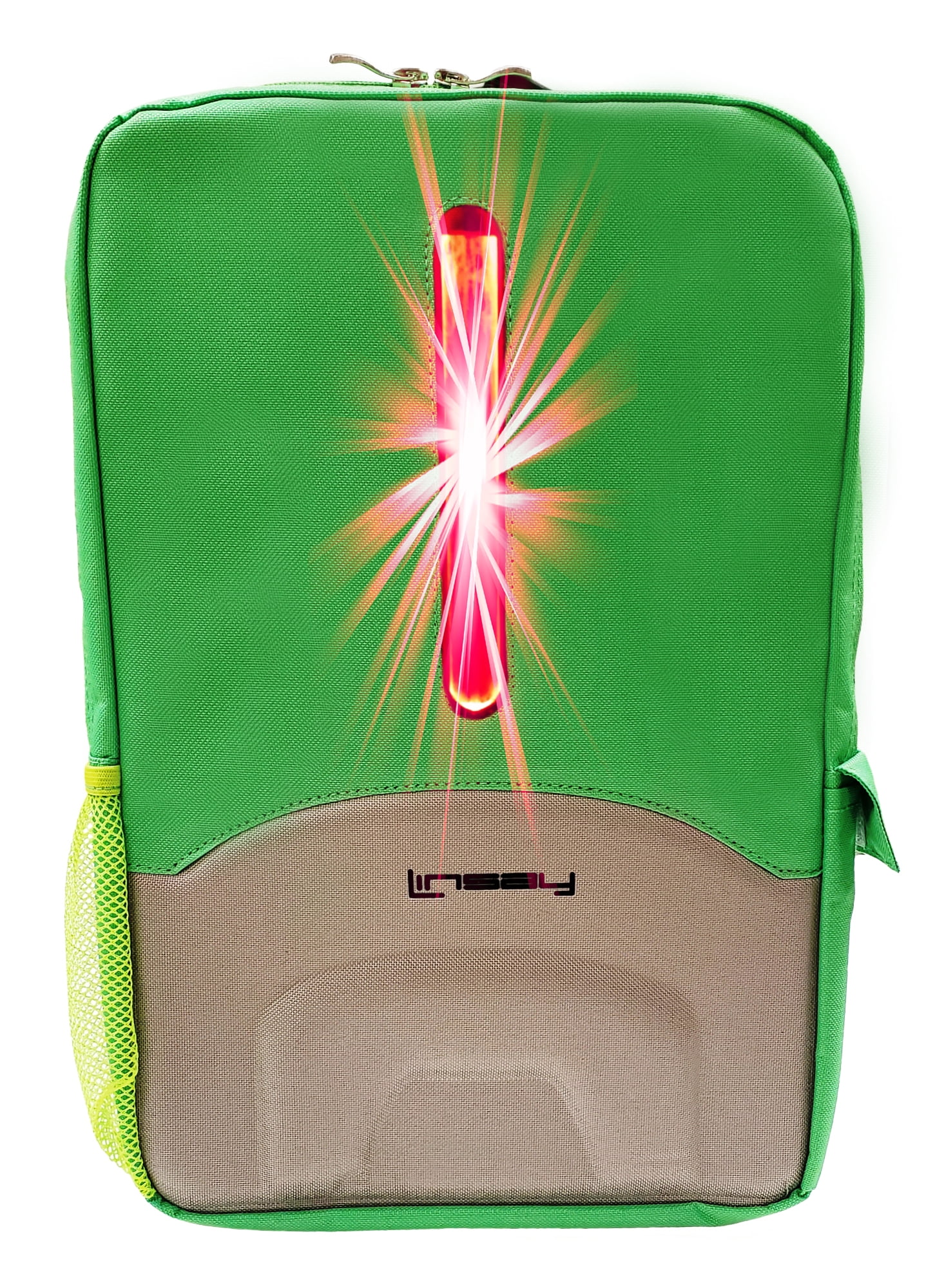 LINSAY Smart Backpack LED Light Safety Function Green - Walmart.com