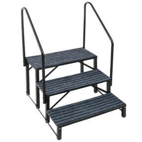 5 Step RV Steps,Anti-Slip Hot Tub Steps with Handrail, 660 lbs Hot Tub ...
