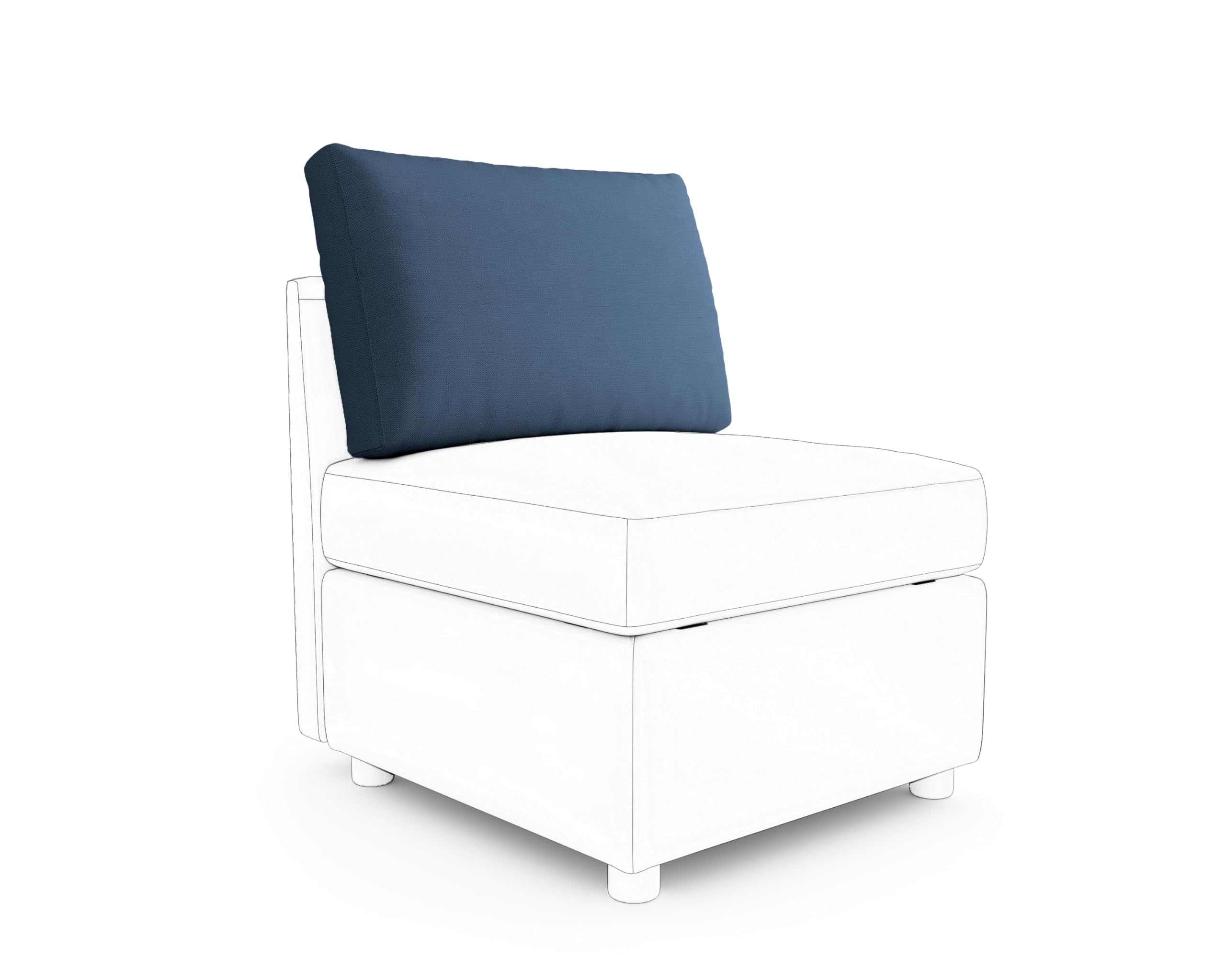 LINSY HOME Back Cushion for RUBIK I Modular Sectional Couches and Sofas, Blue - Walmart.com