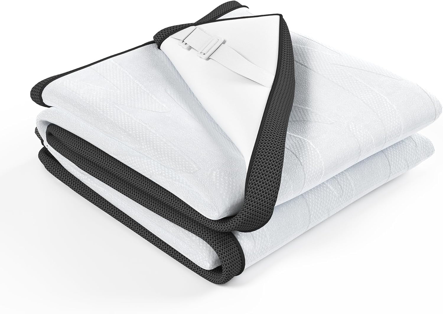 LINSY HOME Mattress Topper Cover King with Zipper, Mattress Topper ...