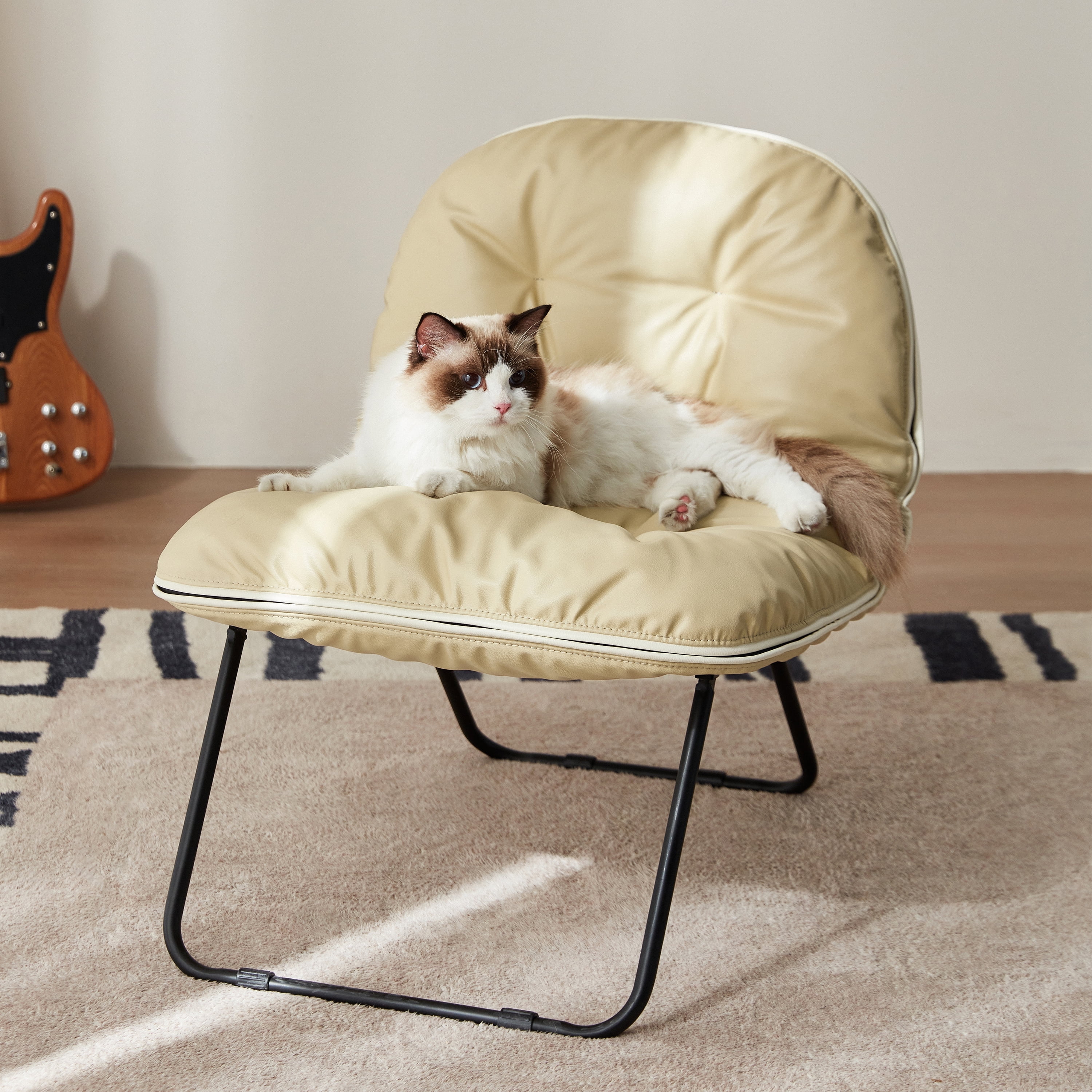 LINSY HOME Portable Folding Accent Chair, Versatile Chair for Indoor ...