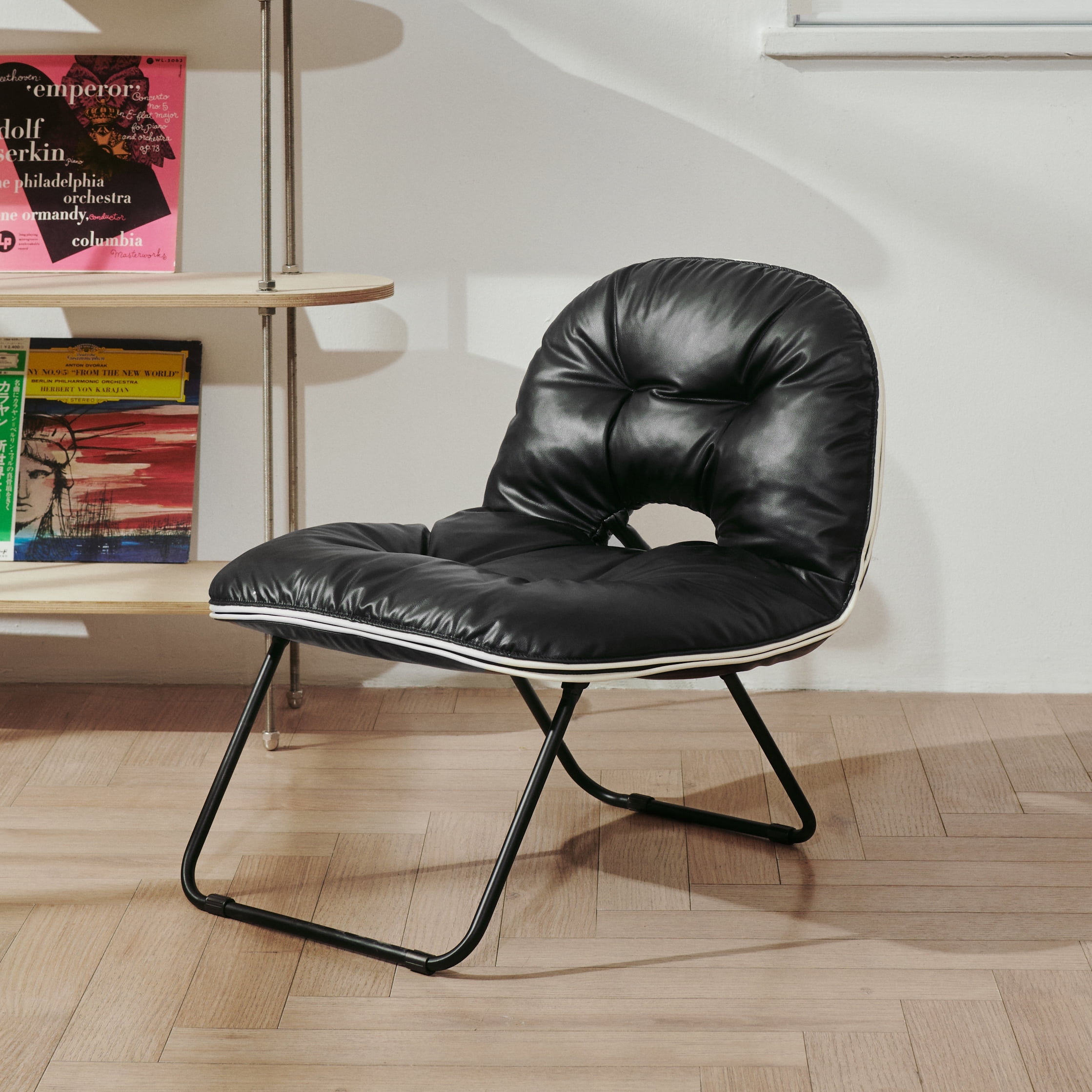 LINSY HOME Portable Folding Accent Chair, Versatile Chair for Indoor ...