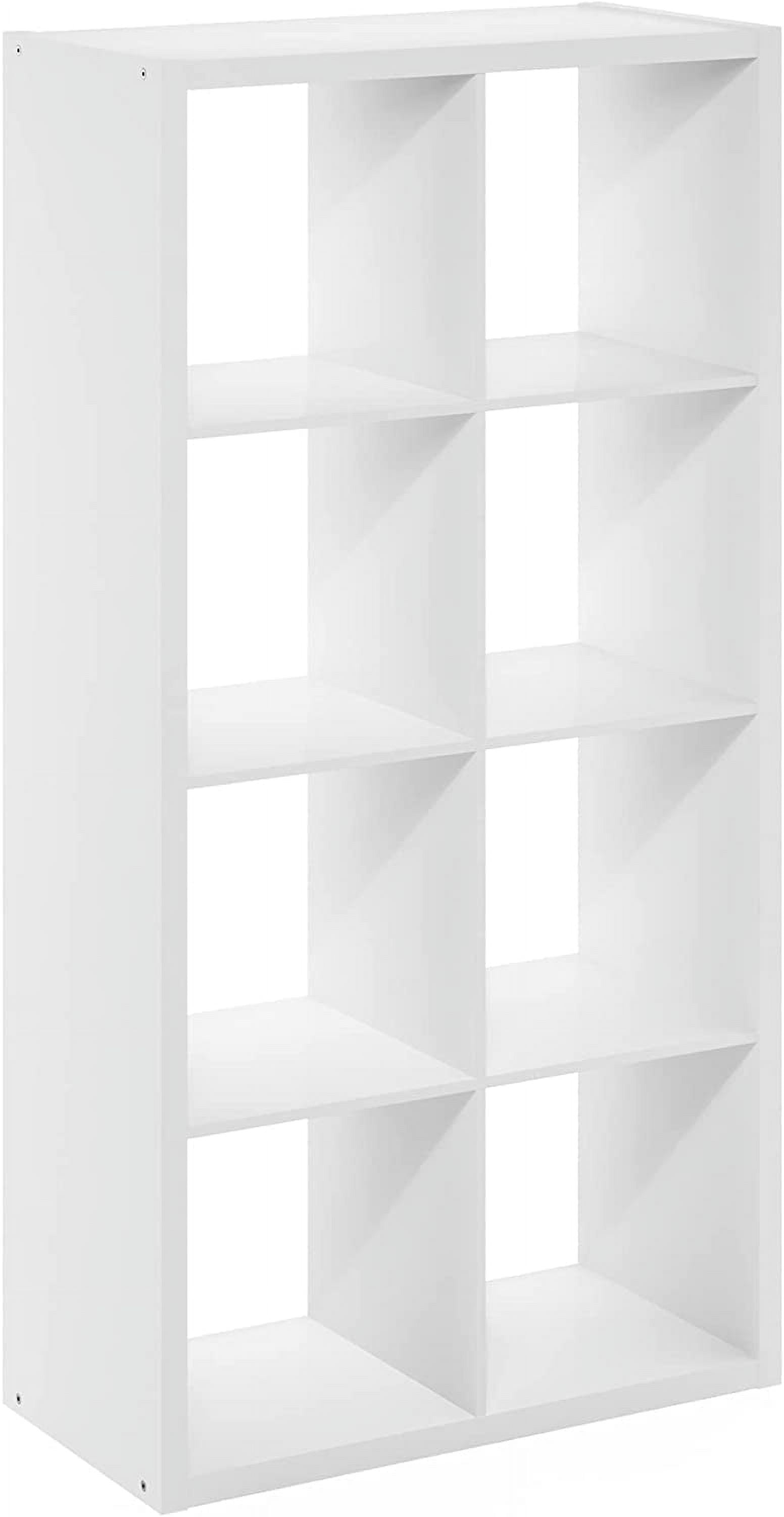 LINTAO Cubicle Open Back Decorative Cube Storage Organizer, 8-Cube ...