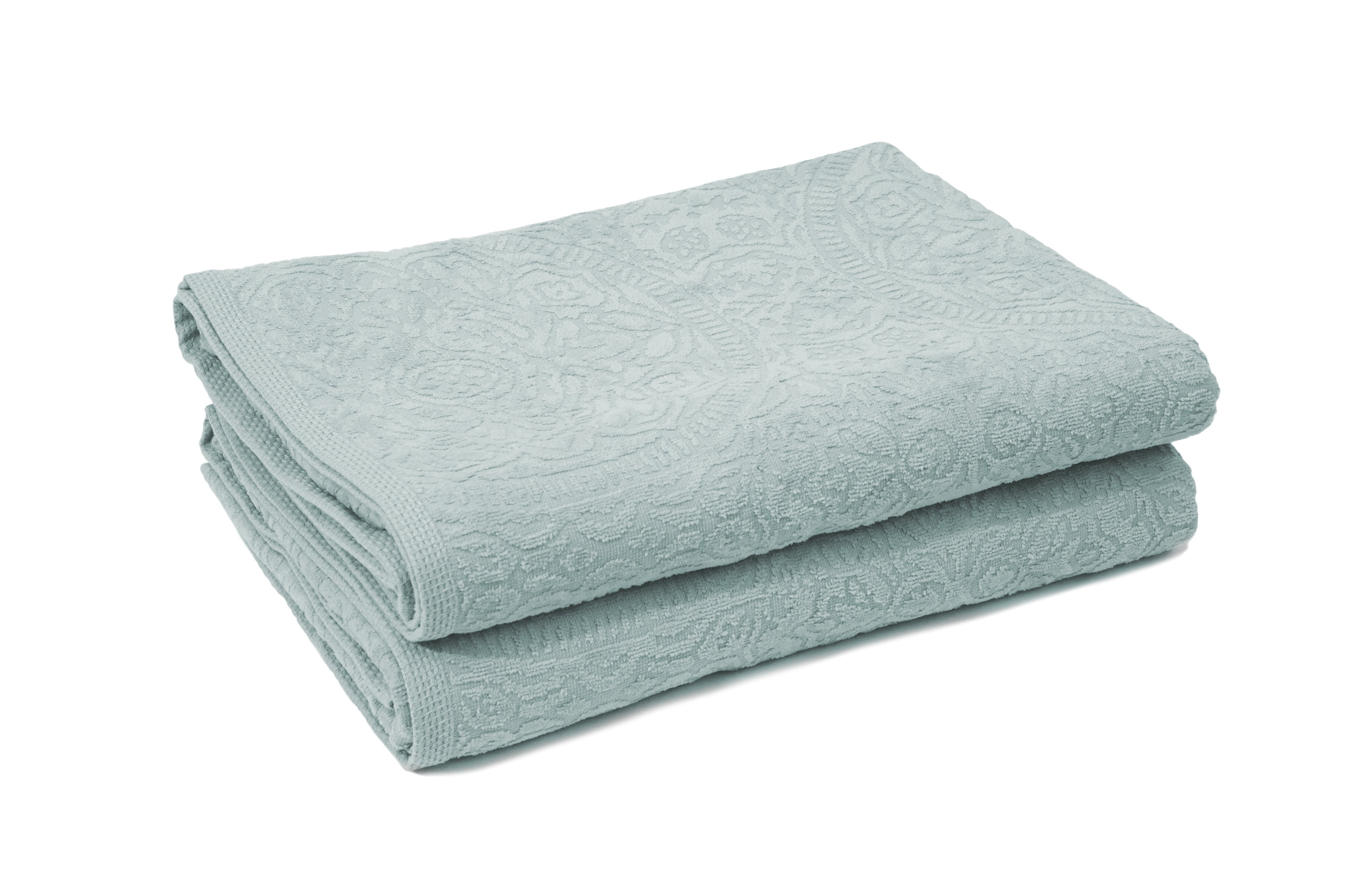 LINTEX LINENS Portofino 2 Piece 100% Cotton Bath Sheet - 40" X 70", Spa ...