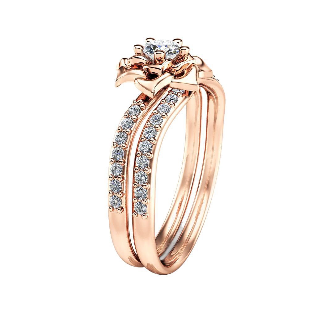 LINXIQIN Mens Titanium Ring Wedding Band Cubic Zirconia Summer New Wave ...