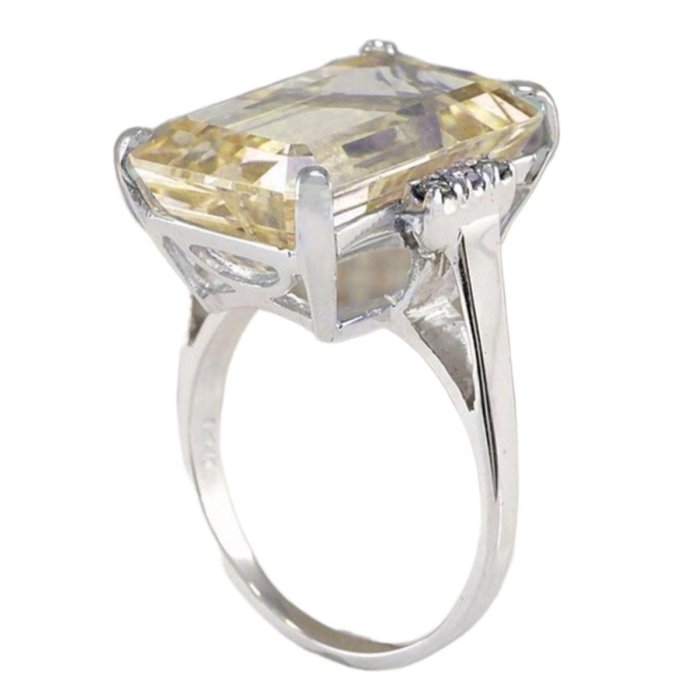 LINXIQIN With handcrafted details Bridal Promise Ring For Her Gift for ...