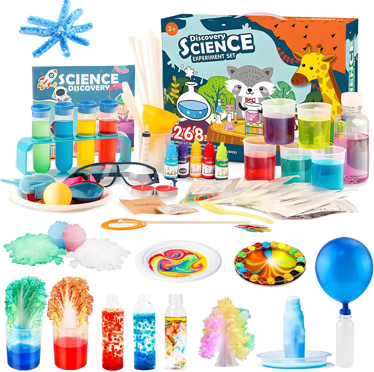 LINXUXIE Chemistry Experiment Science Kit, Educational Learning ...