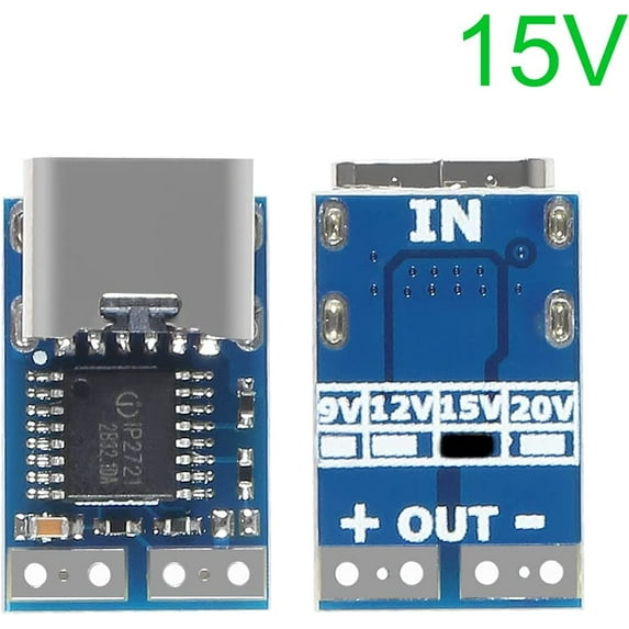 LINYAN-10 Pack Type-C PD Decoy Module,USB-C PD 15V DC Fixed Voltage ...