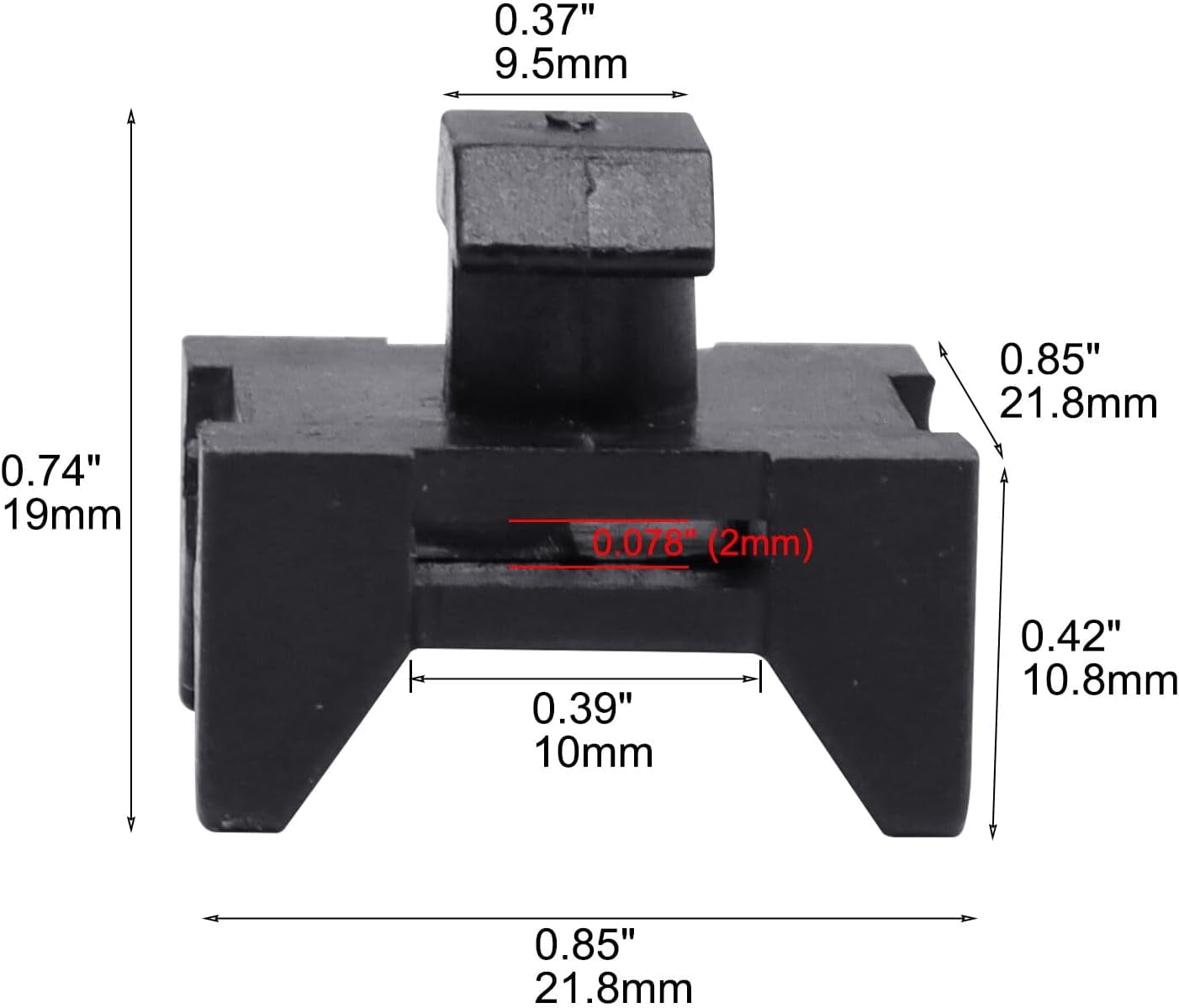 LINYAN-10 Pieces Plastic Cable Zip Tie Mounting Block, Cables Base ...