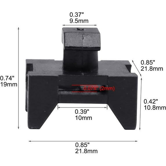 LINYAN-10 Pieces Plastic Cable Zip Tie Mounting Block, Cables Base ...