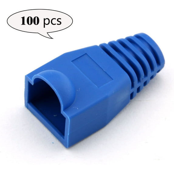 LINYAN-100 Pcs Cat5E CAT6 RJ45 Ethernet Network Cable Strain Relief ...