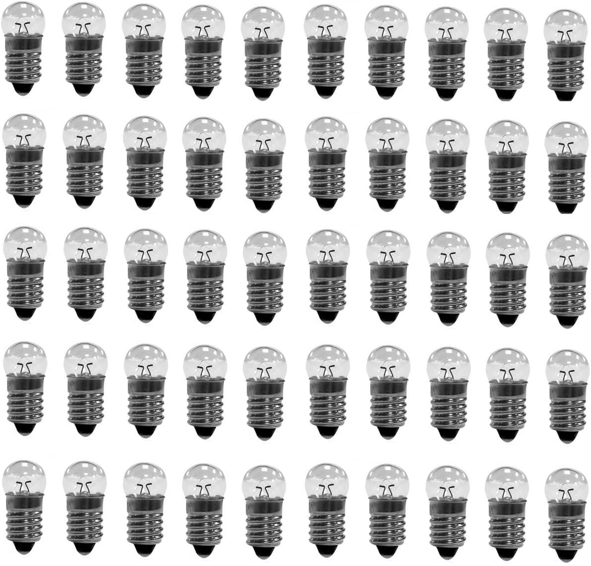 LINYAN-10pcs E10 Mini Light Bulbs 0.3A Physical Electrical Experiment ...