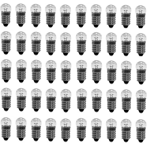 LINYAN-10pcs E10 Mini Light Bulbs 0.3A Physical Electrical Experiment ...