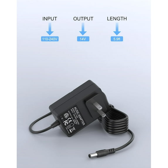LINYAN-14V Charger for Halo Bolt Car Jump Starter Compatible with Halo ...