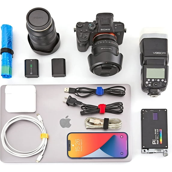 LINYAN-150 PCS Reusable Cable Ties with Hook and Loop, Multi-purpose ...