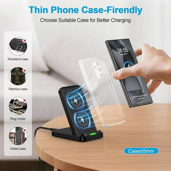 LINYAN-15W Pixel Wireless Fast Charging Stand for Pixel 9a/9 Pro XL ...