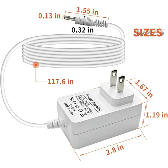 LINYAN-15W Power Adapter Charger for Google WiFi AC2200/Nest Hub - 9 ...
