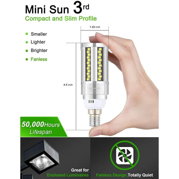 LINYAN-15W Super Bright Corn LED Light Bulbs (150 Watt Equivalent ...