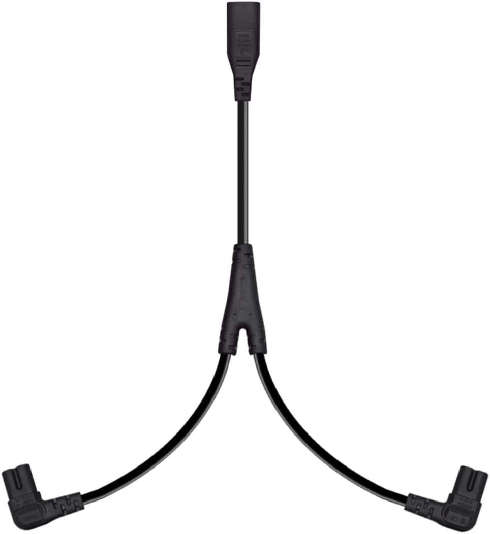 LINYAN-(1ft/0.3m) IEC 320 C8 to Dual C7 Power Cord Figure 8 Male to ...