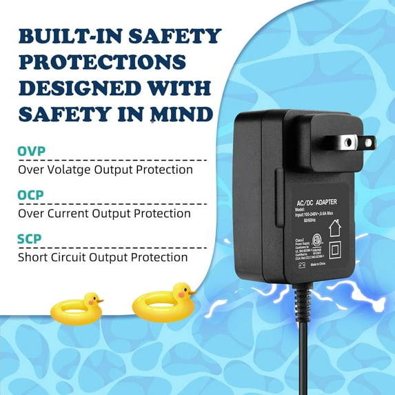 LINYAN-2-Prong 12.6V AC/DC Adapter Compatible with KOSGHO PZ0-18 PZ018 ...