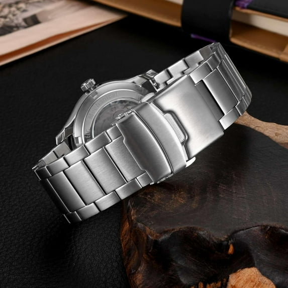 LINYAN-20mm Heavy-duty Metal Watch Band for Men, 316L Stainless Steel ...